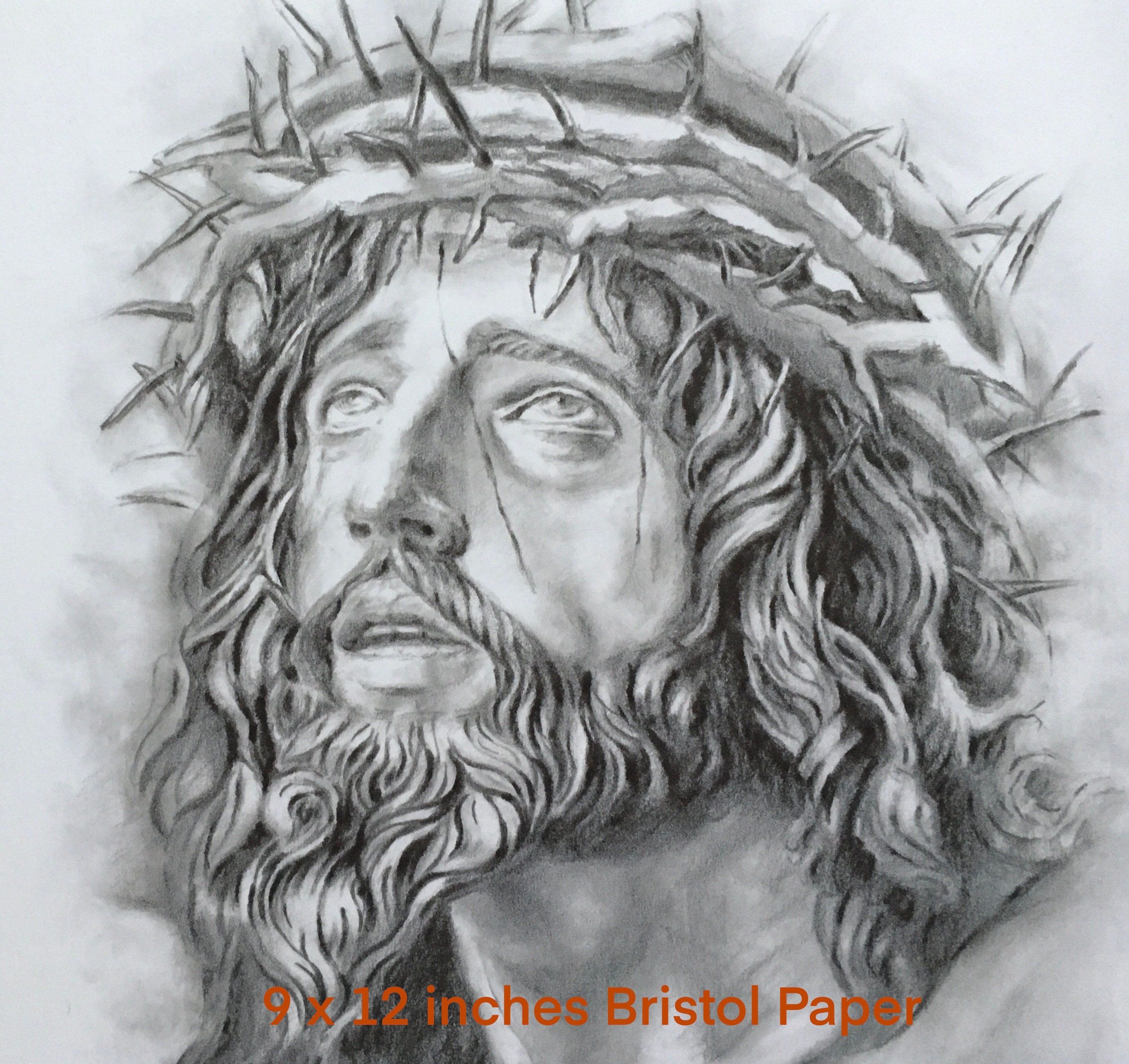 PRINT of Crucifixion of Jesus Christ 5x7 , 8.5x11 Canon Matte Paper ...