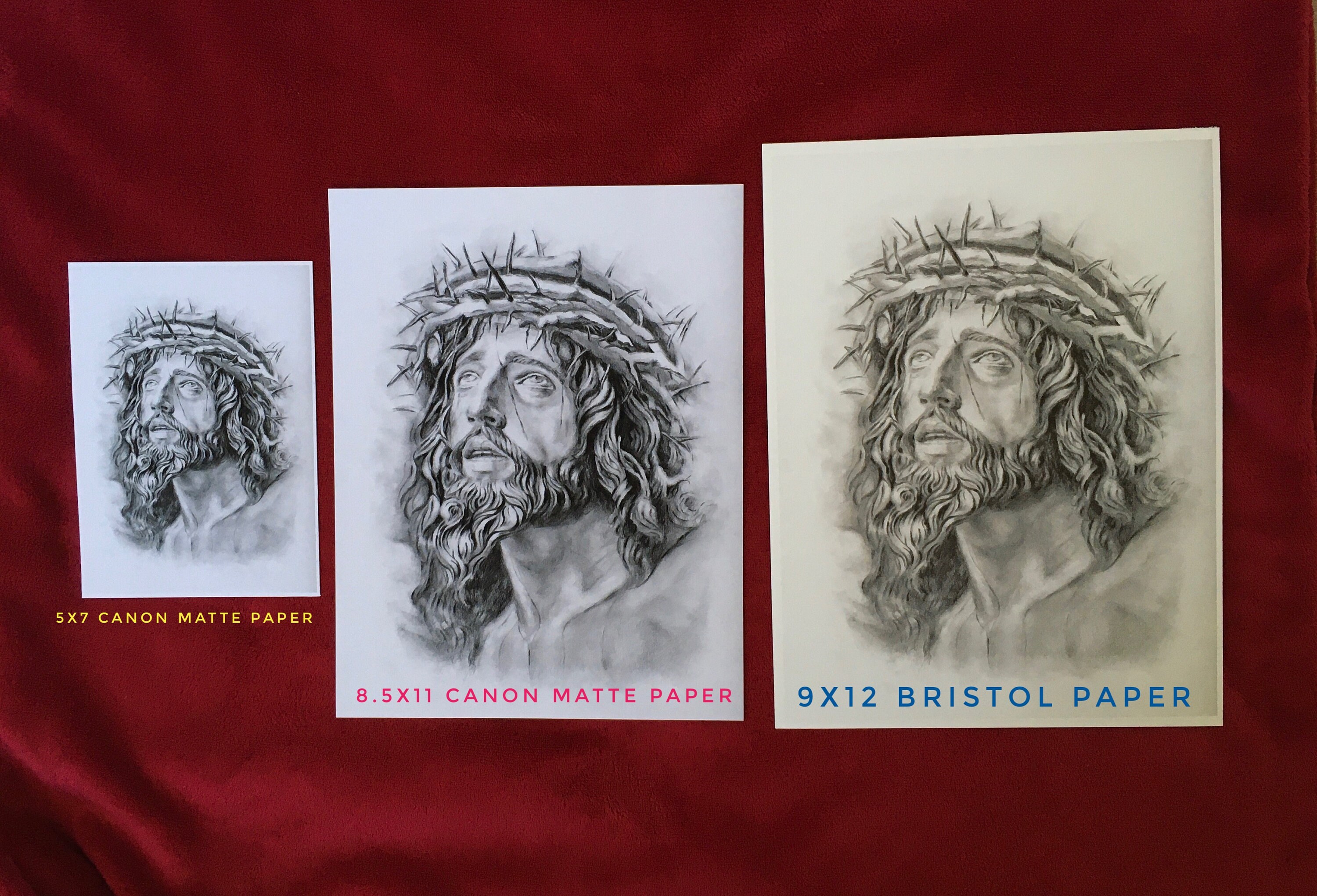 PRINT of St Philomena Pencil Portrait Catholic Religious Art - Etsy