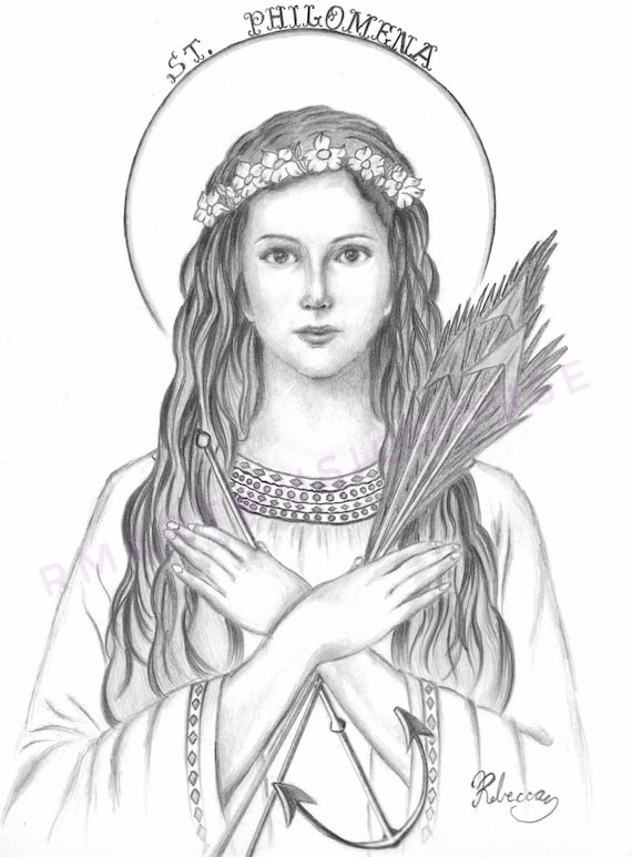 Saint Philomena Symbol
