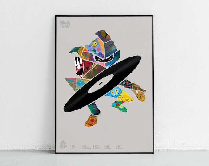 Ninja Tune Poster Coldcut Amon Tobin Music Poster DJ Poster Poster ...