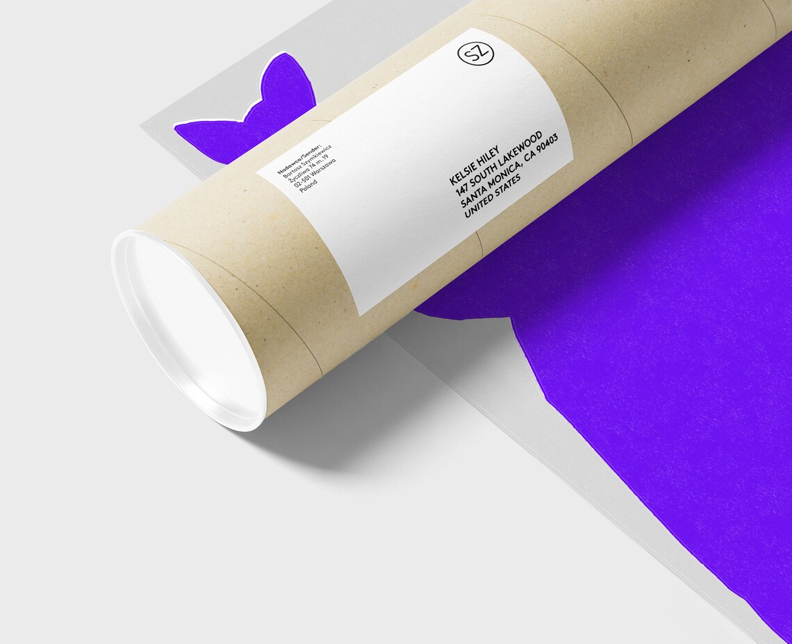 Chunky Cat Poster Cat Wall Art Fat Cat Wall Decor Purple Cat - Etsy