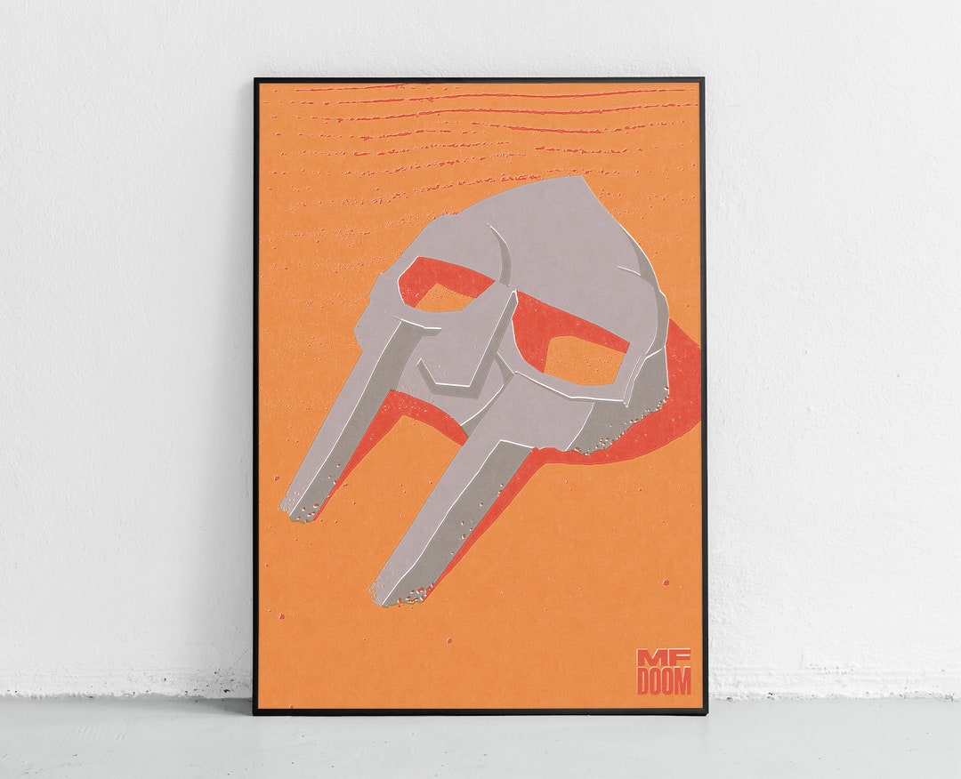 MF DOOM Poster Music Poster Hip Hop Poster Rap Poster Music Wall Decor ...