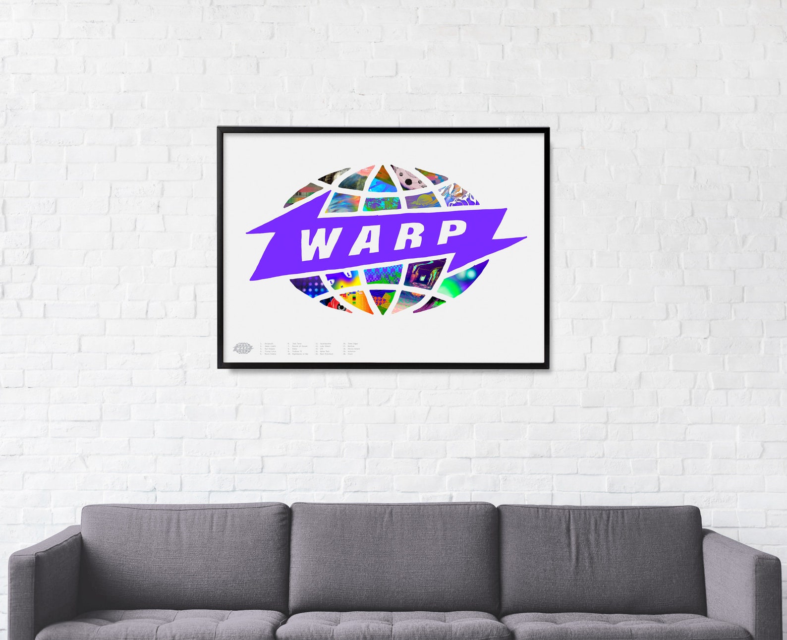 Warp Records Poster Aphex Twin Poster Boards of Canada Flying Lotus ...