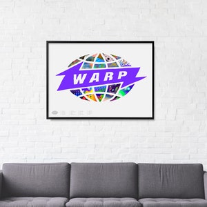 Warp Records Poster Aphex Twin Poster Boards of Canada Flying Lotus ...