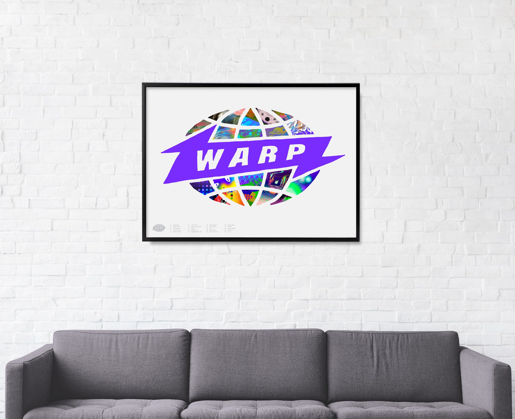 Warp Records Poster Aphex Twin Poster Boards of Canada Flying Lotus ...