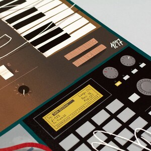 Jam Session Poster Instruments Poster Instrument Illustration DJ Poster ...