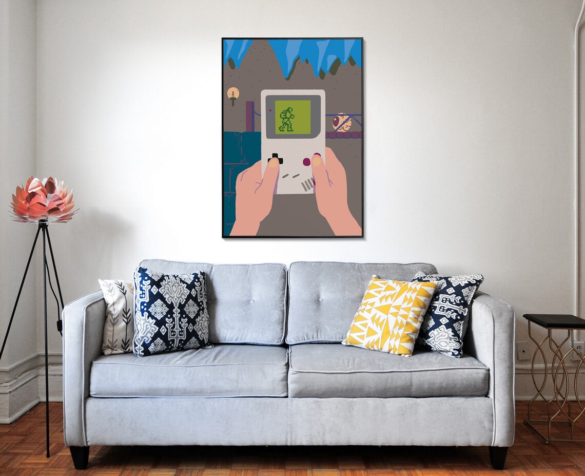 The Adventure Poster Game Boy Wall Art Game Boy Video Game Print ...