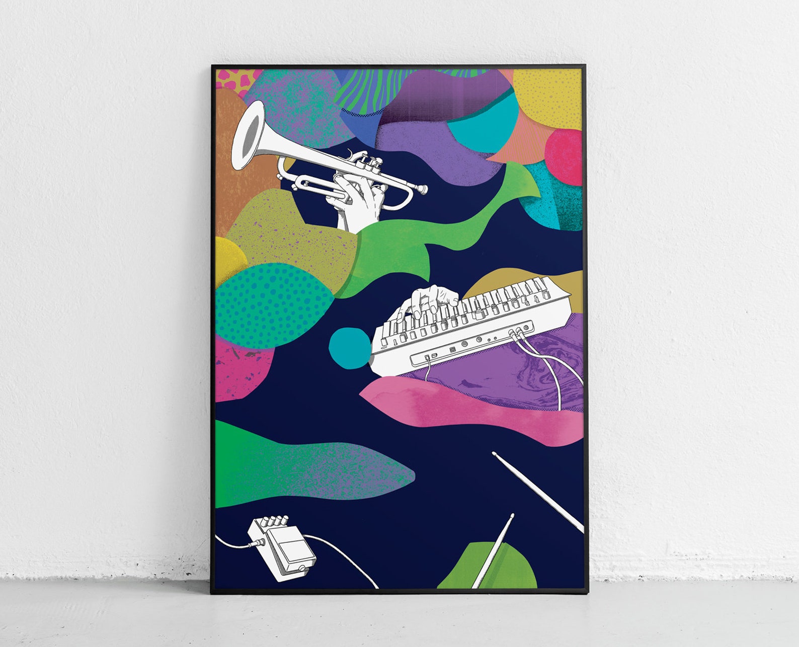 Beat2beat Poster Music Poster Gig Poster Music Print Music Wall Decor ...