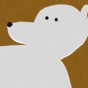 Chunky Dog Poster Dog Print Fat Dog Wall Art Dog Illustration Chunky ...