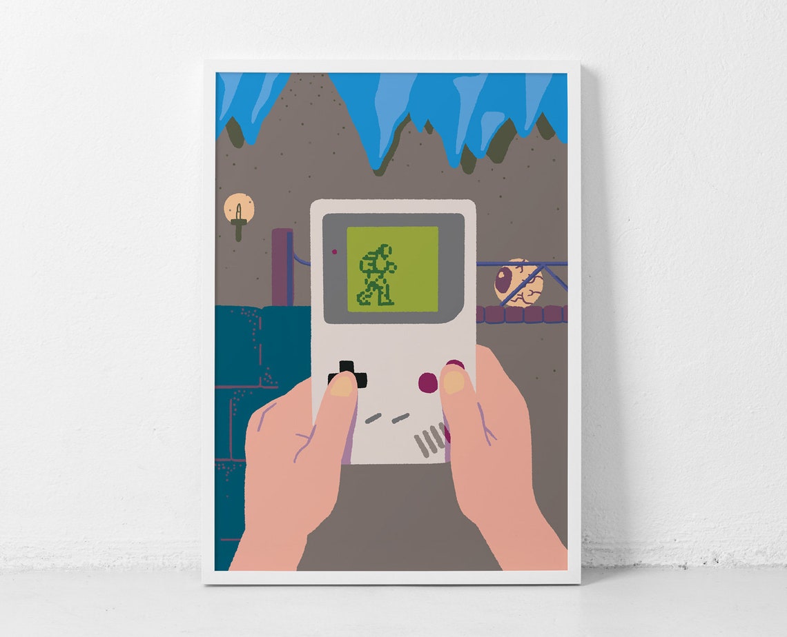 The Adventure Poster Game Boy Wall Art Game Boy Video Game - Etsy