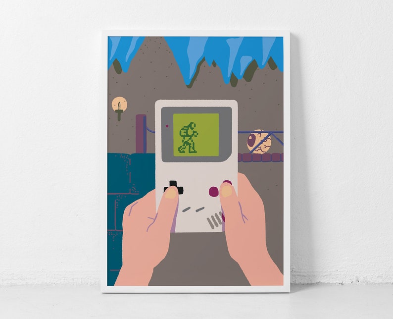 The Adventure Poster Game Boy Wall Art Game Boy Video Game - Etsy