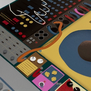 Jam Session Poster Instruments Poster Instrument Illustration DJ Poster ...