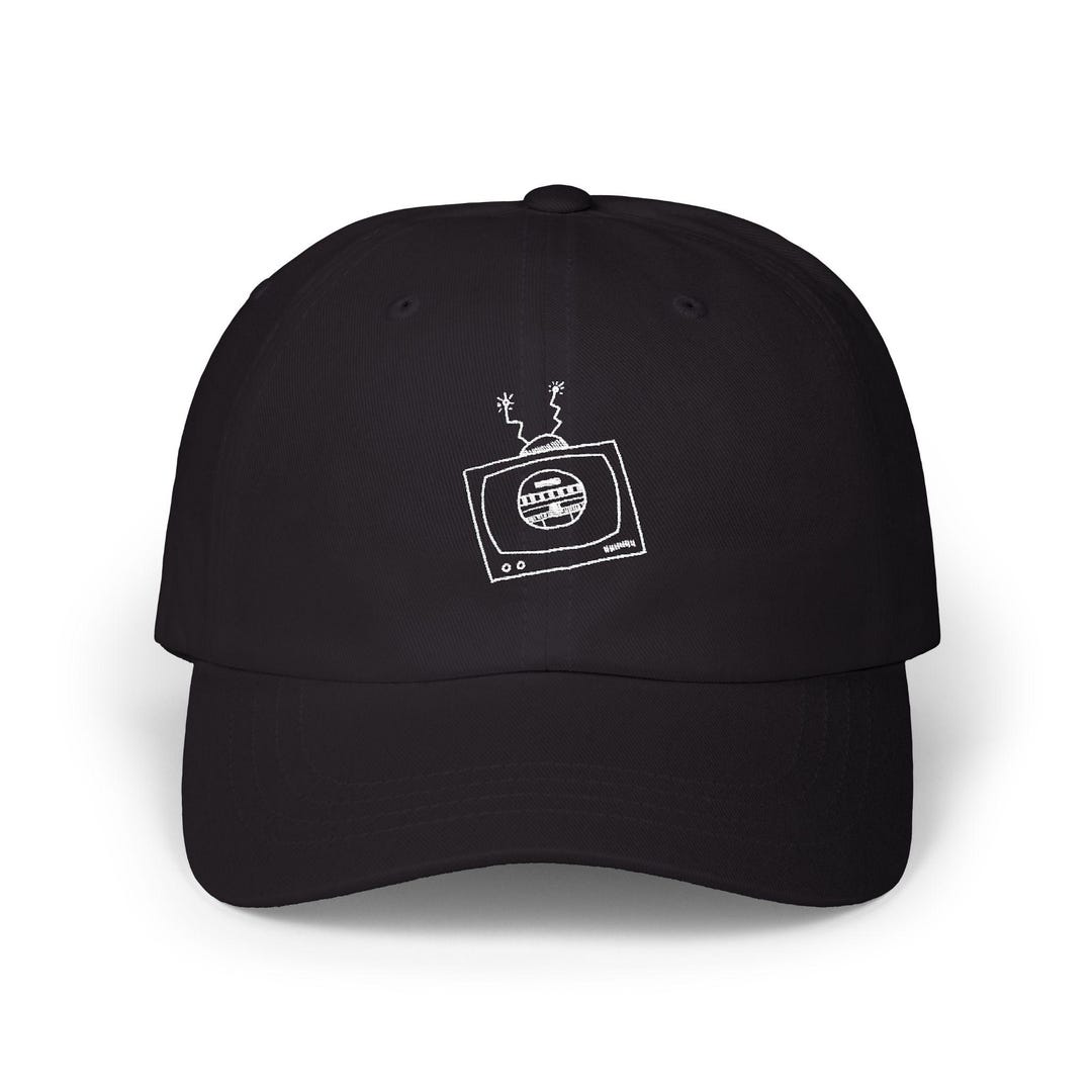 Old Skool TV Classic Dad Cap | Retro Vintage Television Graphic - Etsy