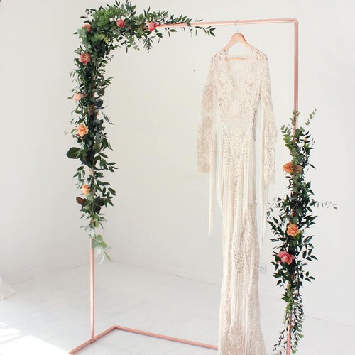 Copper Wedding Backdrop Archway Frame for Flowers & Garlands - Etsy