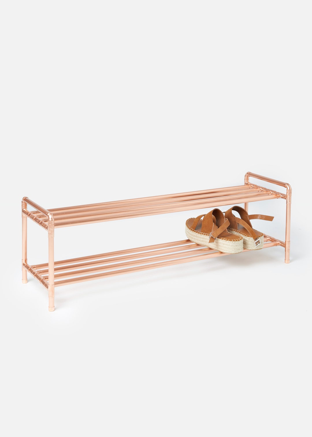 Copper Pipe Two Tier Shoe Rack - Etsy