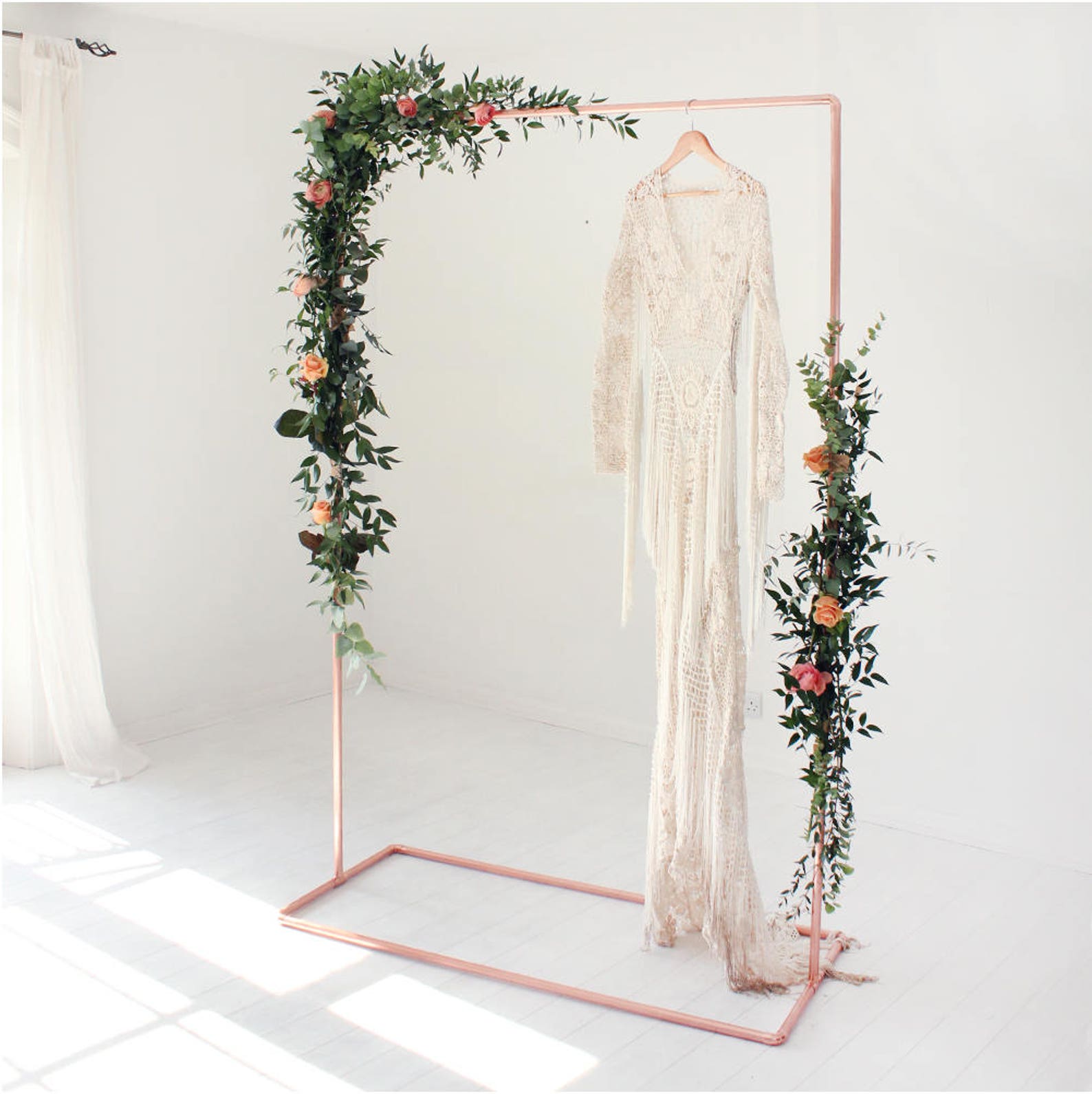 Copper Wedding Backdrop Archway Frame for Flowers & Garlands - Etsy