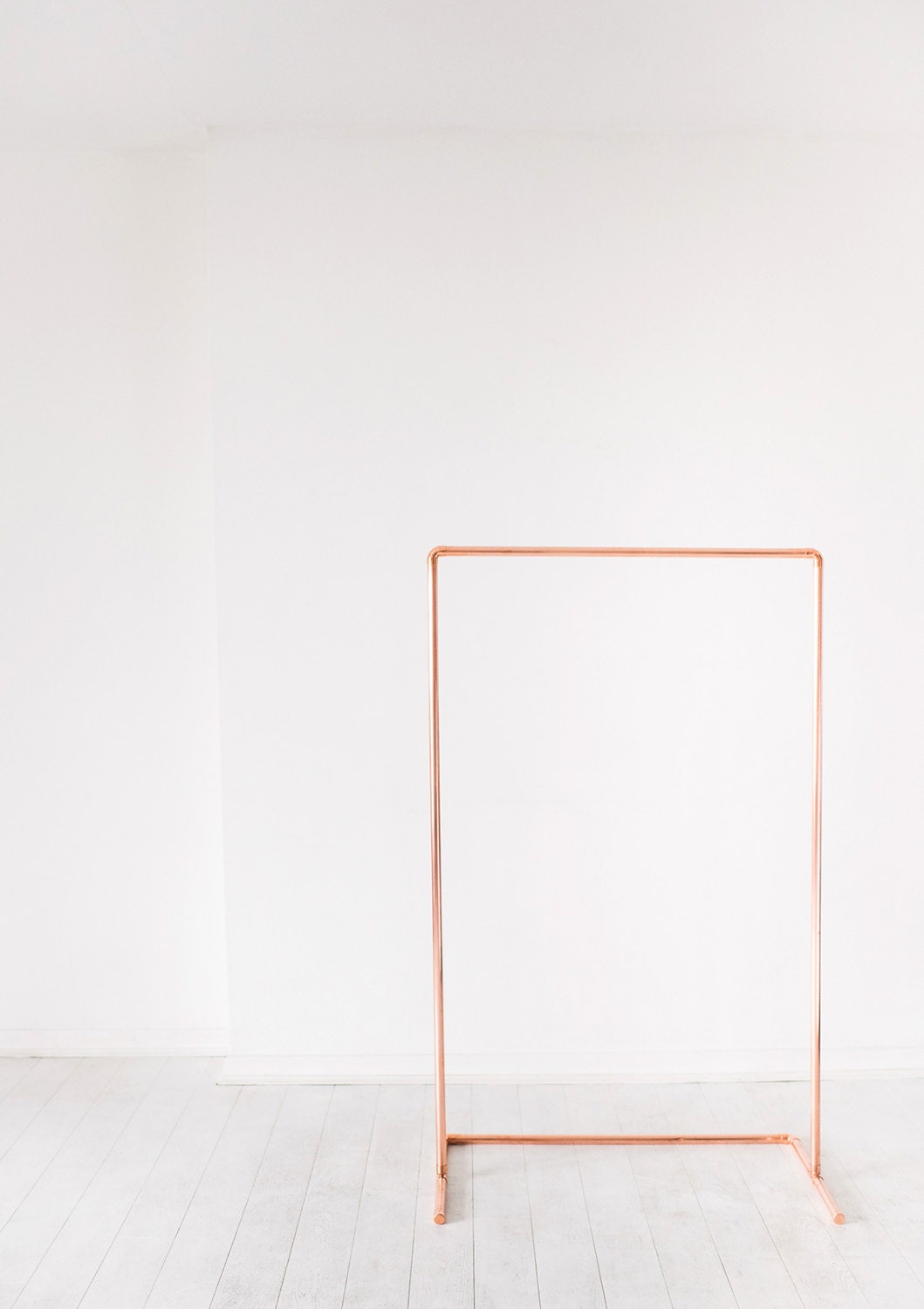 Minimal Copper Pipe Clothing Rail / Garment Rack / Clothes - Etsy