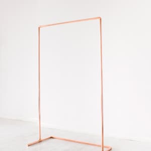 Minimal Copper Pipe Clothing Rail / Garment Rack / Clothes Storage ...