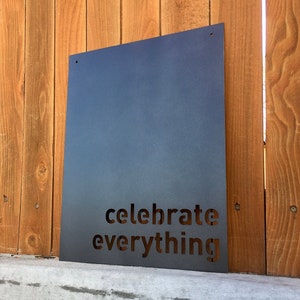 Celebrate Everything Magnet Board - 14" X 18" | Metal Sign | House ...