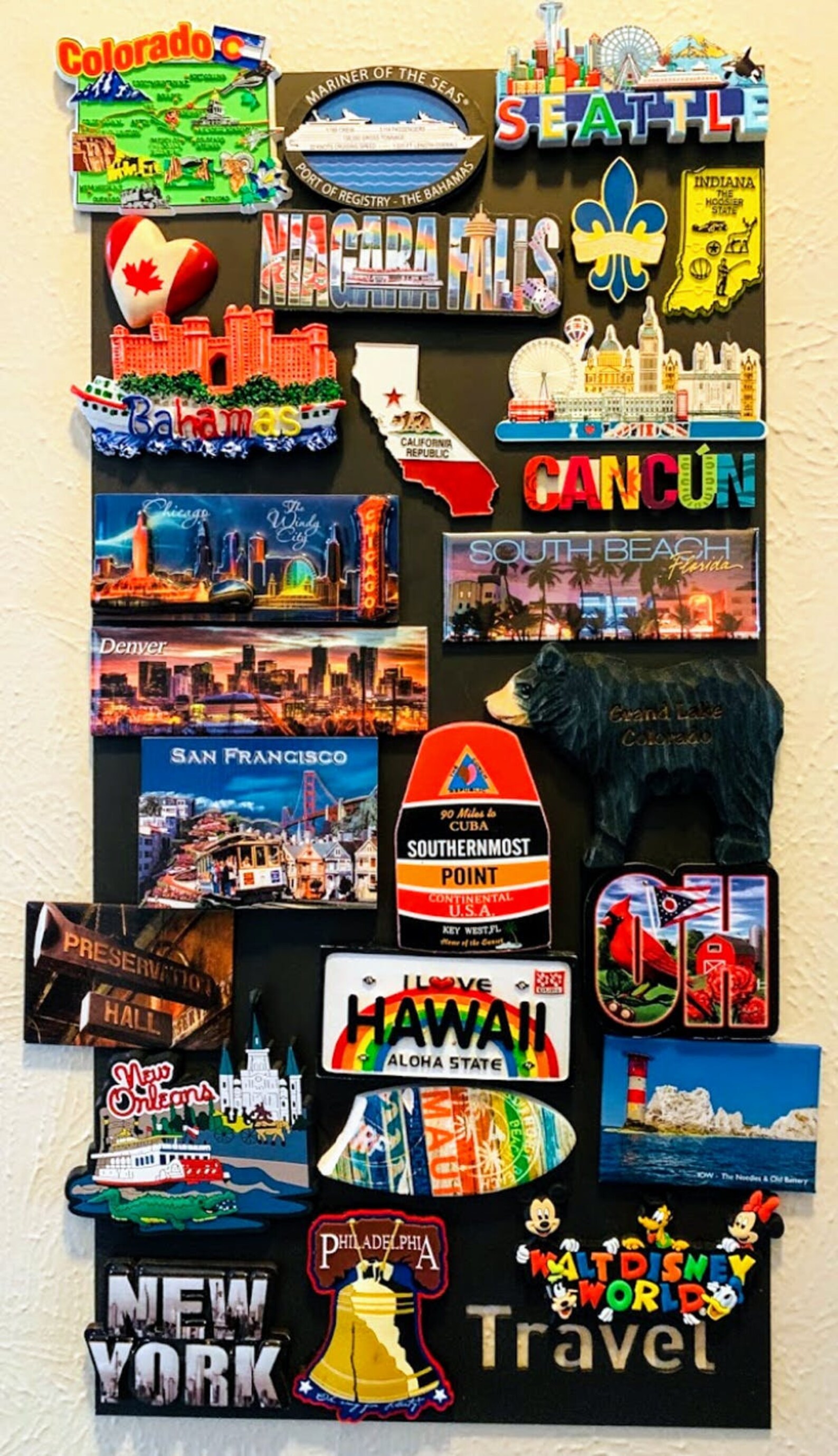 Travel Magnet Board 10in X 20in Adventures House Sign Metal Wall Art ...