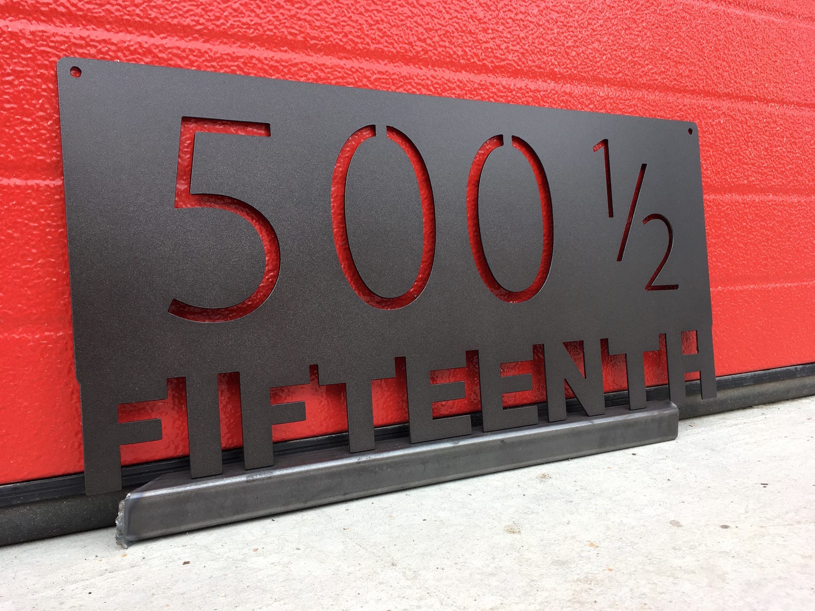 Custom Metal Sign Address Number Modern House Number | Etsy