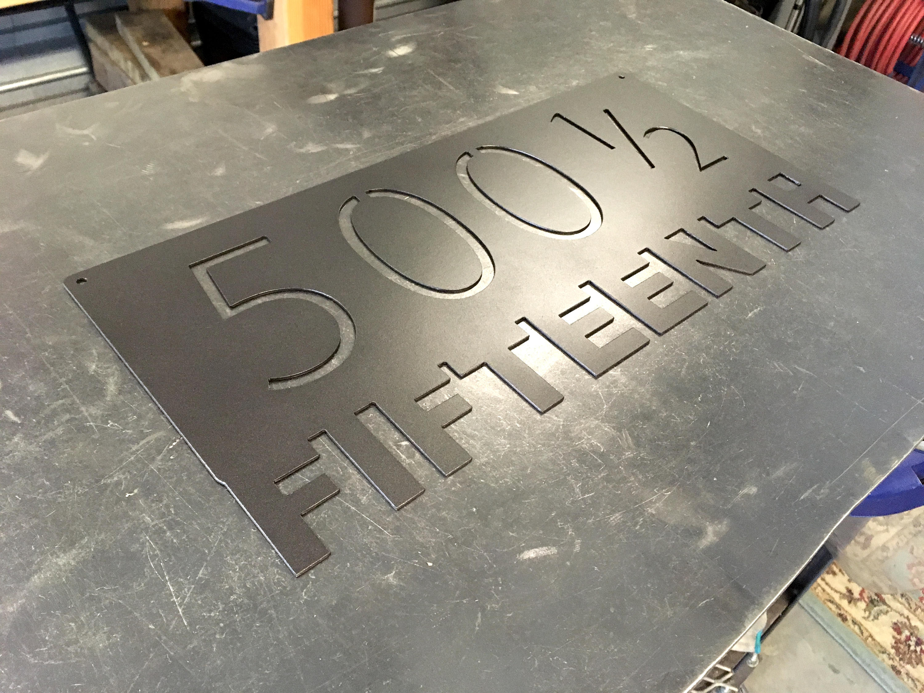 Custom Metal Sign Address Number Modern House Number | Etsy