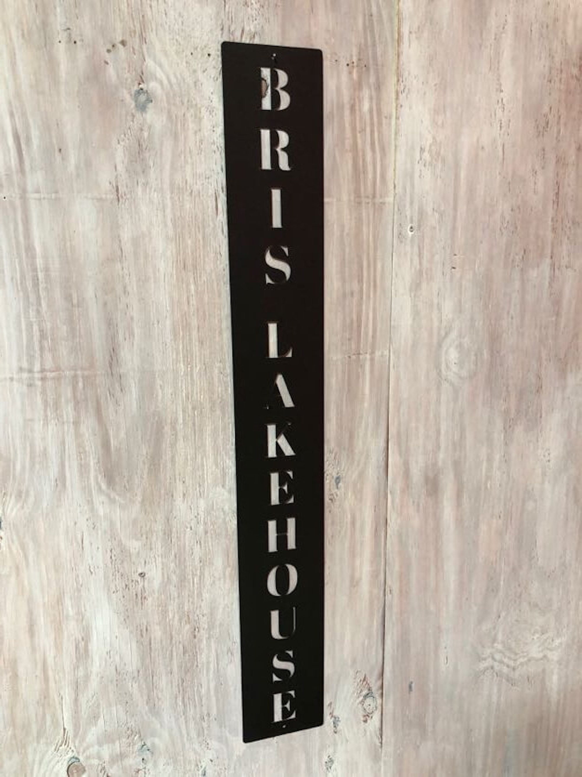 Custom Name Sign | Modern | Vertical | Horizontal | Metal ...