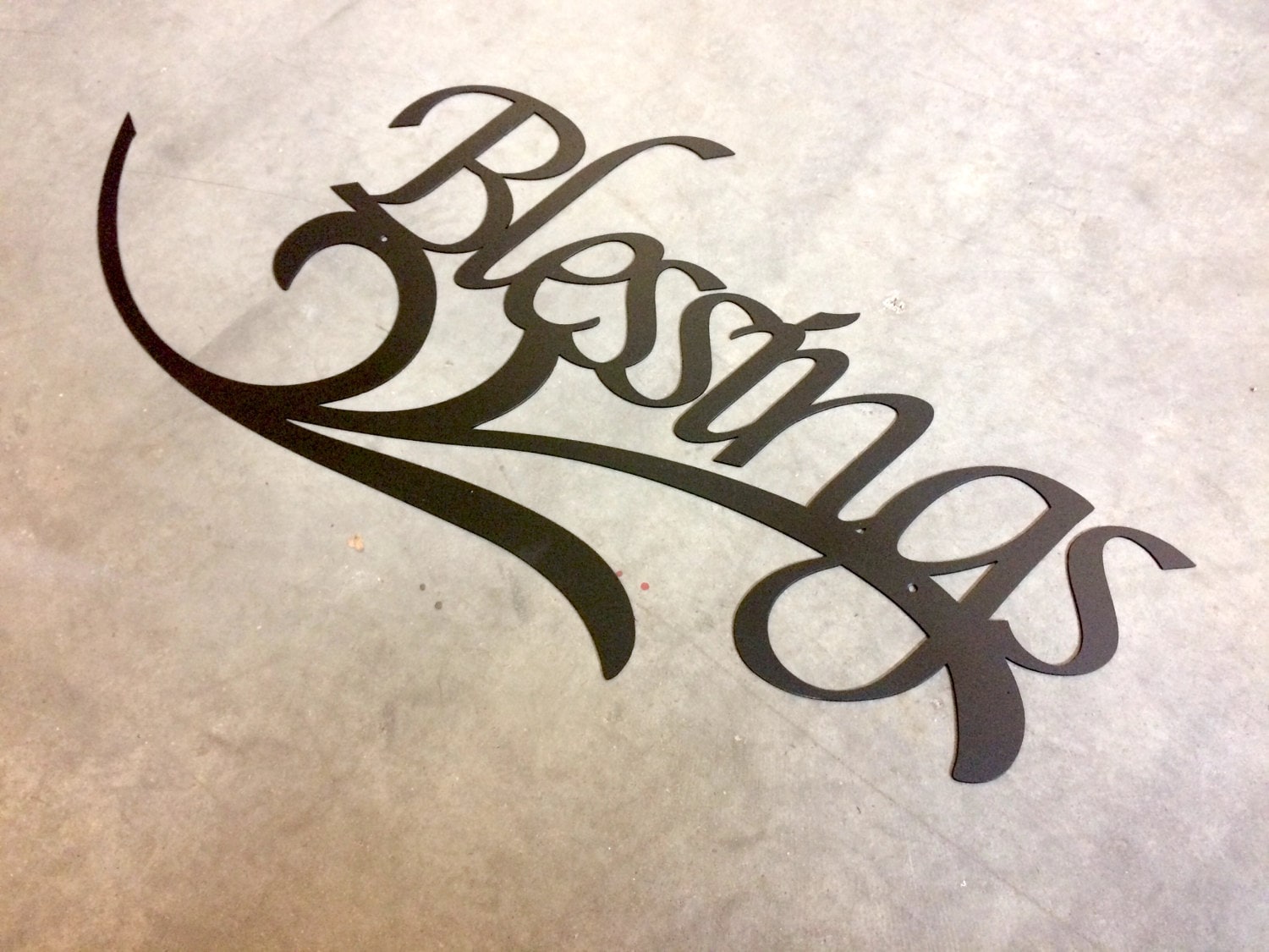 Count Your Blessings Custom Metal Sign Metal Wall Art | Etsy