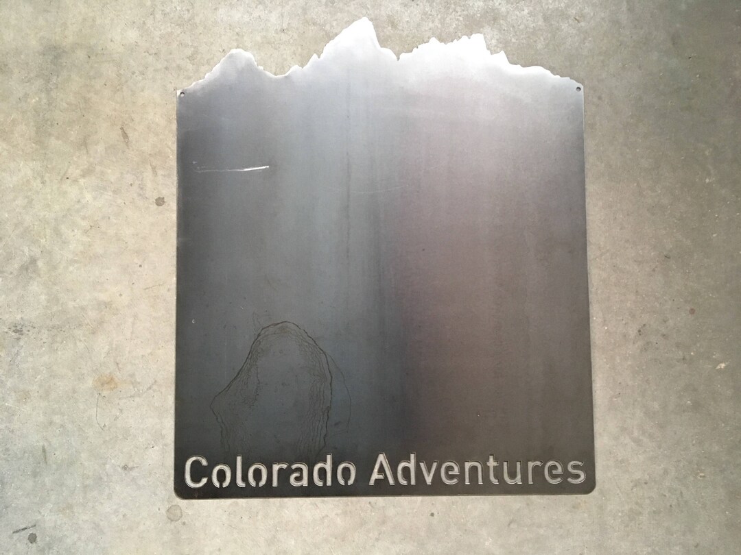 Colorado Adventures Magnet Board - 18inx21in | Metal Sign | House Sign ...