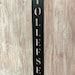 Custom Name Sign Modern Vertical Horizontal Metal - Etsy