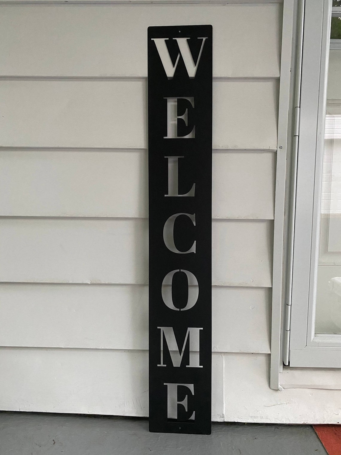 Vertical Welcome Sign for the Home Rustic Chic Family | Etsy