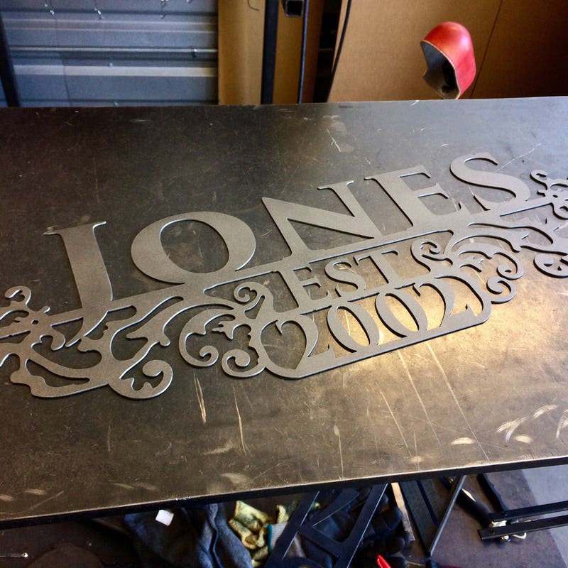 Custom Metal Sign - Etsy