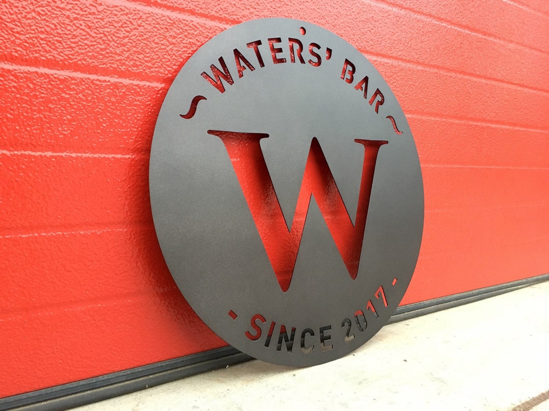 Round Metal Sign | Custom | Home Decor | Personalized | Christmas Gift ...