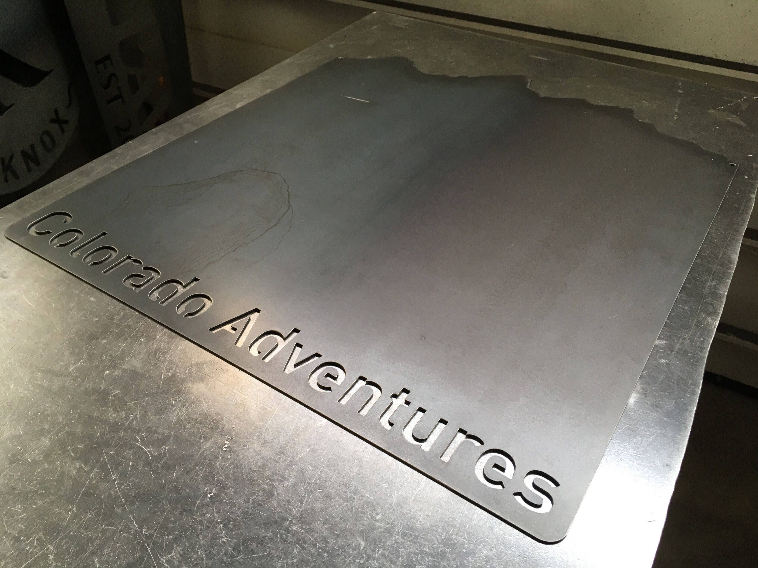 Colorado Adventures Magnet Board 18inx21in Metal Sign | Etsy