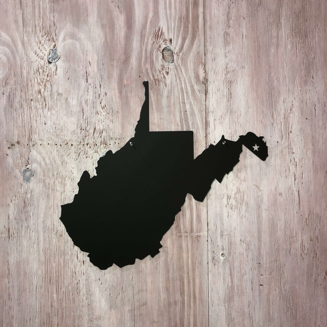 West Virginia | Custom Metal State Sign | the Mountain State ...