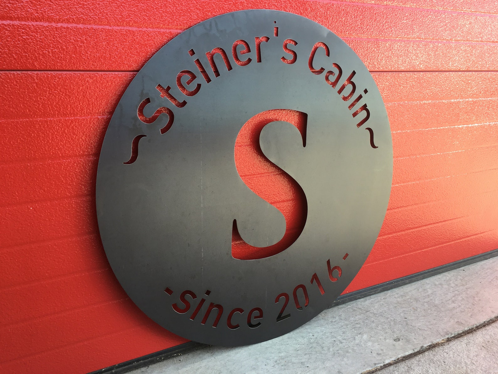 Round Metal Sign Custom Home Decor Personalized - Etsy