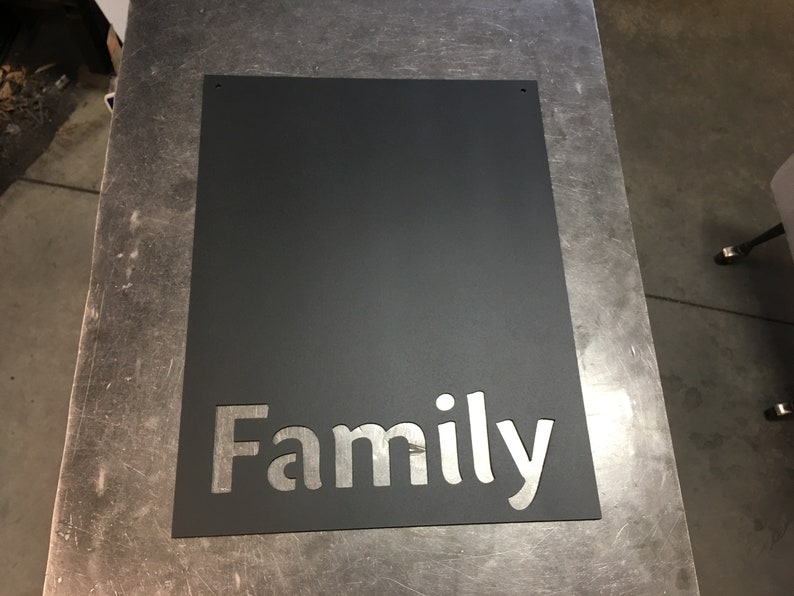 Family Magnet Board 14 X 18 Metal Sign House - Etsy