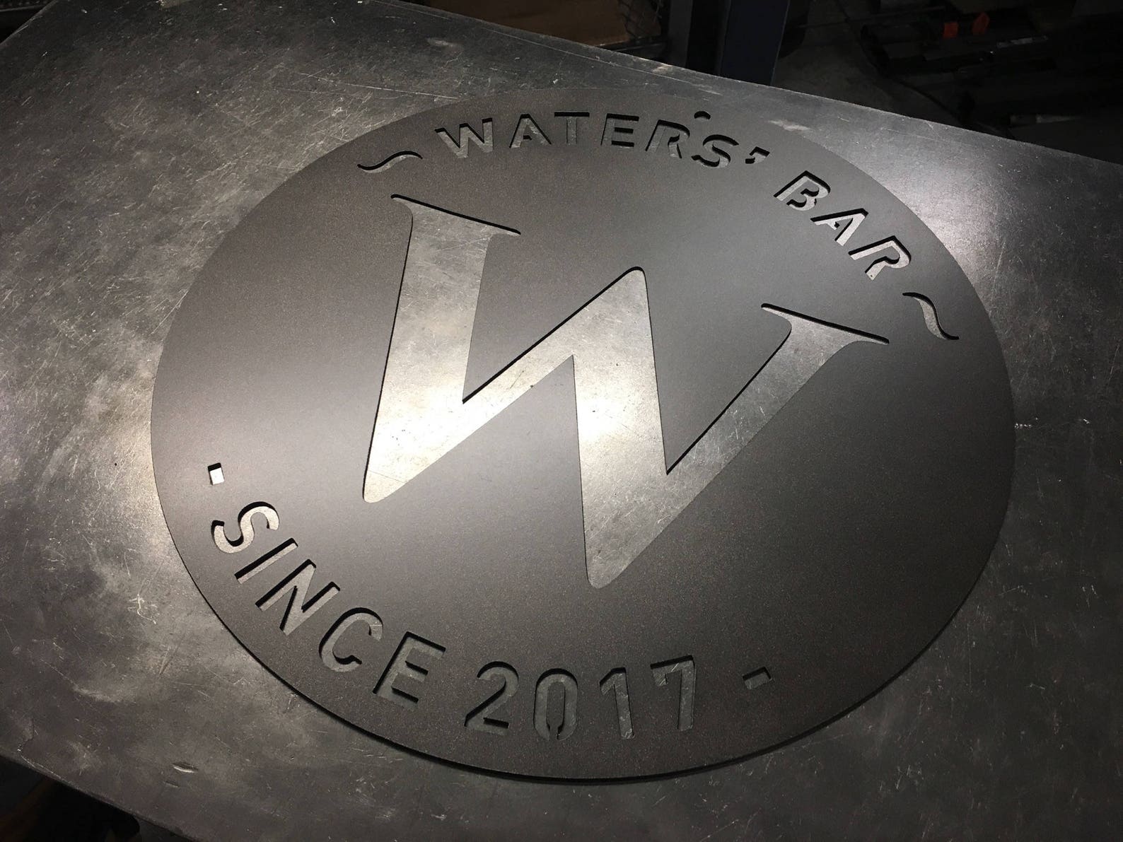 Round Metal Sign Custom Home Decor Personalized - Etsy