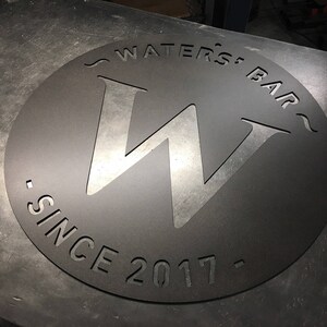 Round Metal Sign | Custom | Home Decor | Personalized | Christmas Gift ...