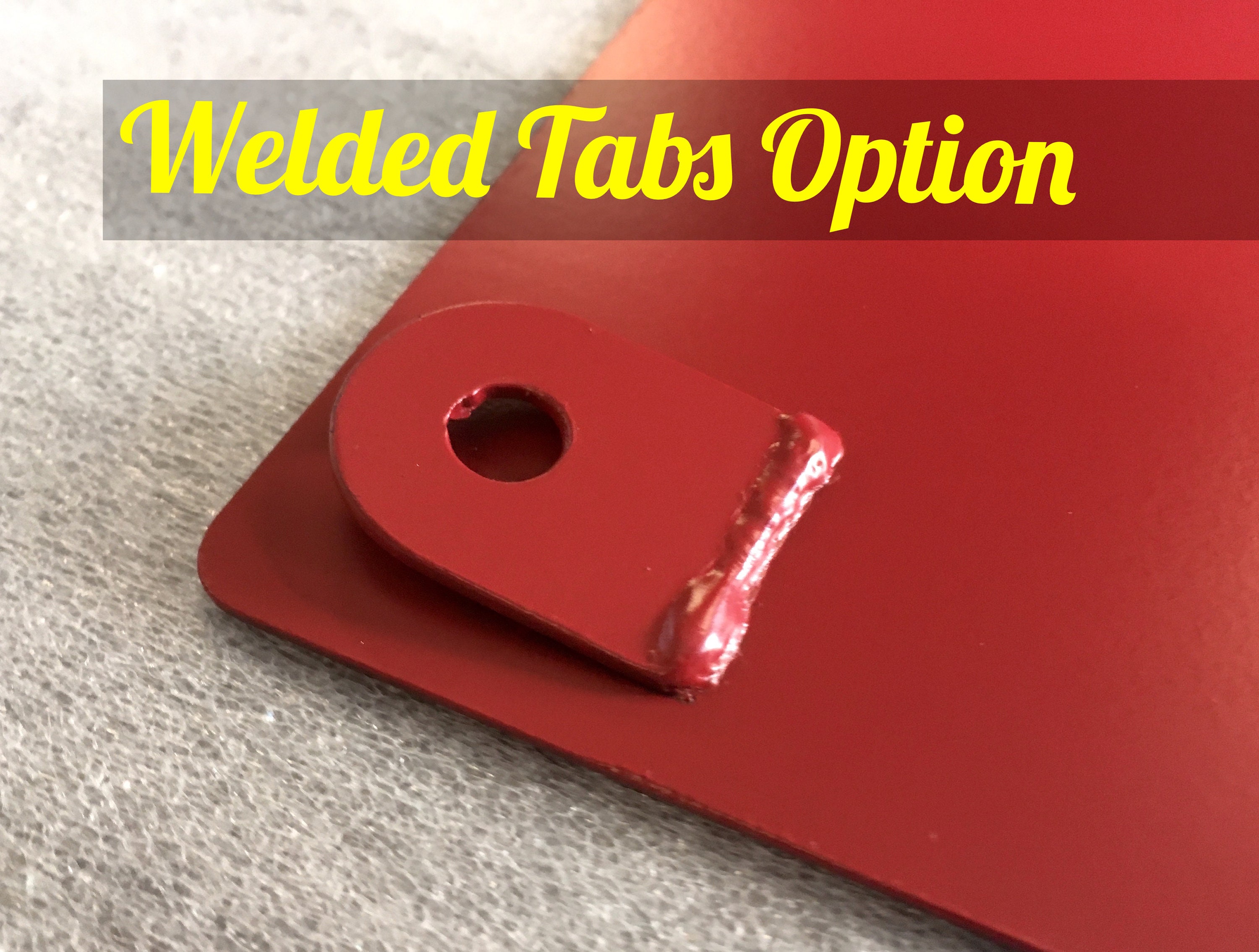 Welded Tabs Option - Etsy