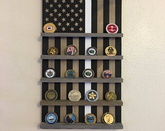 Challenge coin display | Etsy