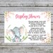 Display Shower Baby Shower Insert, Unwrapped Gift Request, Baby Shower ...