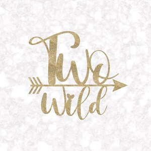 Two Wild SVG Cut File Second Birthday Cake Cupcake Topper Cutting File ...