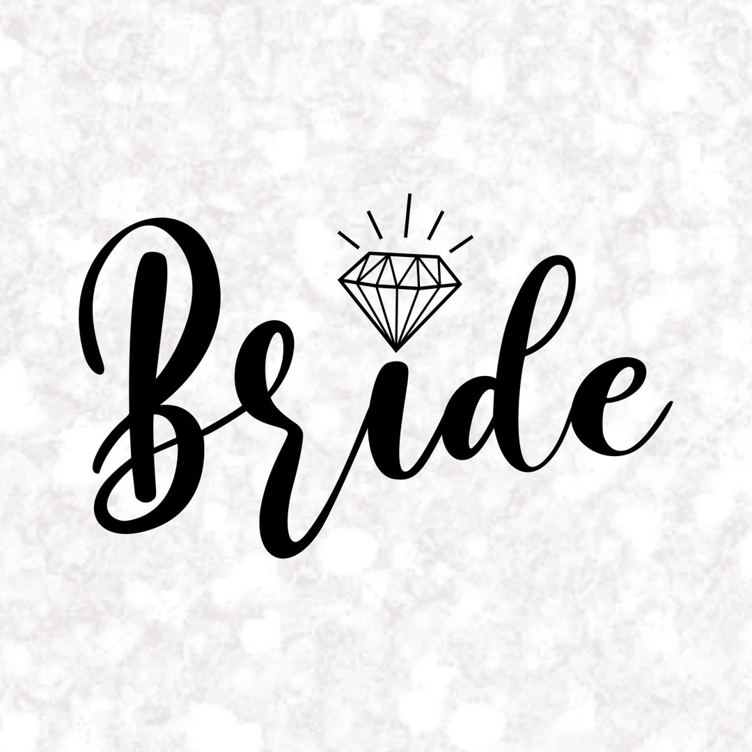 Bride Svg, Wedding SVG File, Bride Svg, Dxf, Png, Jpeg, Eps Wedding Cut ...