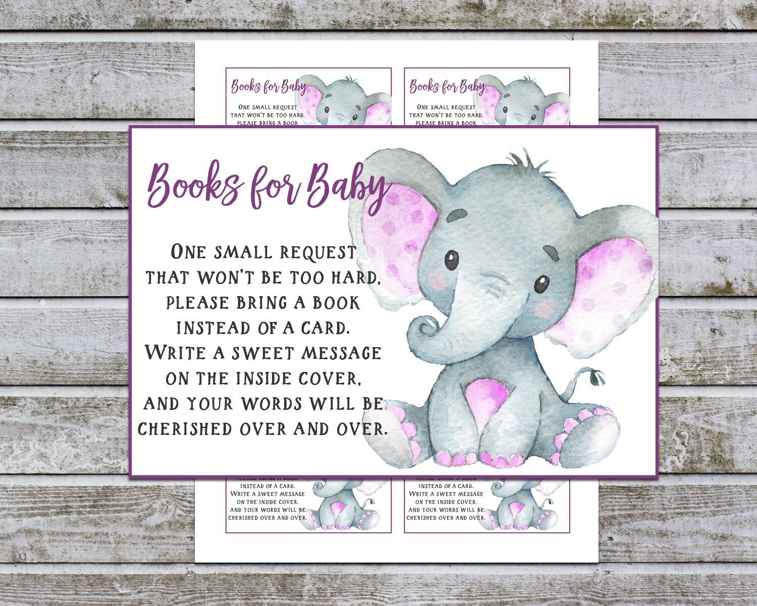 Book Request and Diaper Raffle Tickets Printable | Girl Baby Shower ...
