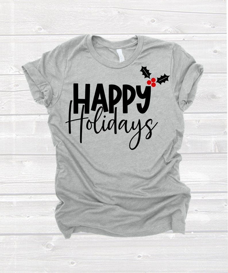 Happy Holidays SVG PNG Cut File Cricut Silhouette Christmas | Etsy