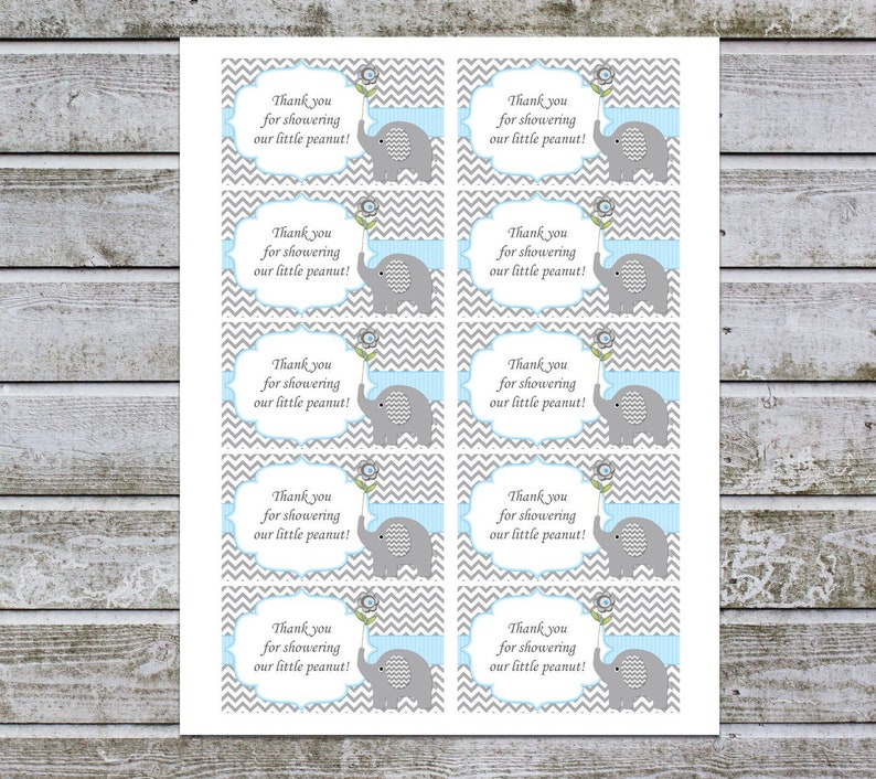 Thank You for Showering Our Little Peanut Insert for | Etsy