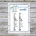 Baby Word Scramble Game, Word Scramble Baby Shower Game, Baby Scrambled ...