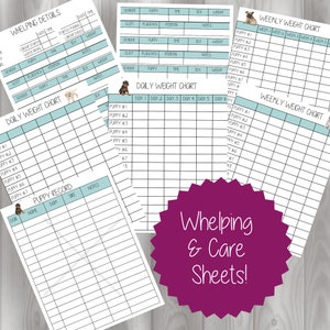 Ultimate Dog Log, Dog Journal, Dog Print Out, Dog Breeding Log ...