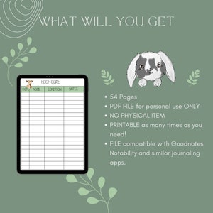Goat Logbook, Goat Journal, Goat Keeper, Goat, Farm Log, Milk Log ...